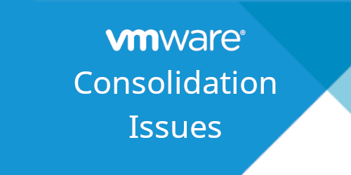 Unable To Consolidate Vmware Virtual Machine Snapshots Due To File Lock Alis Blog